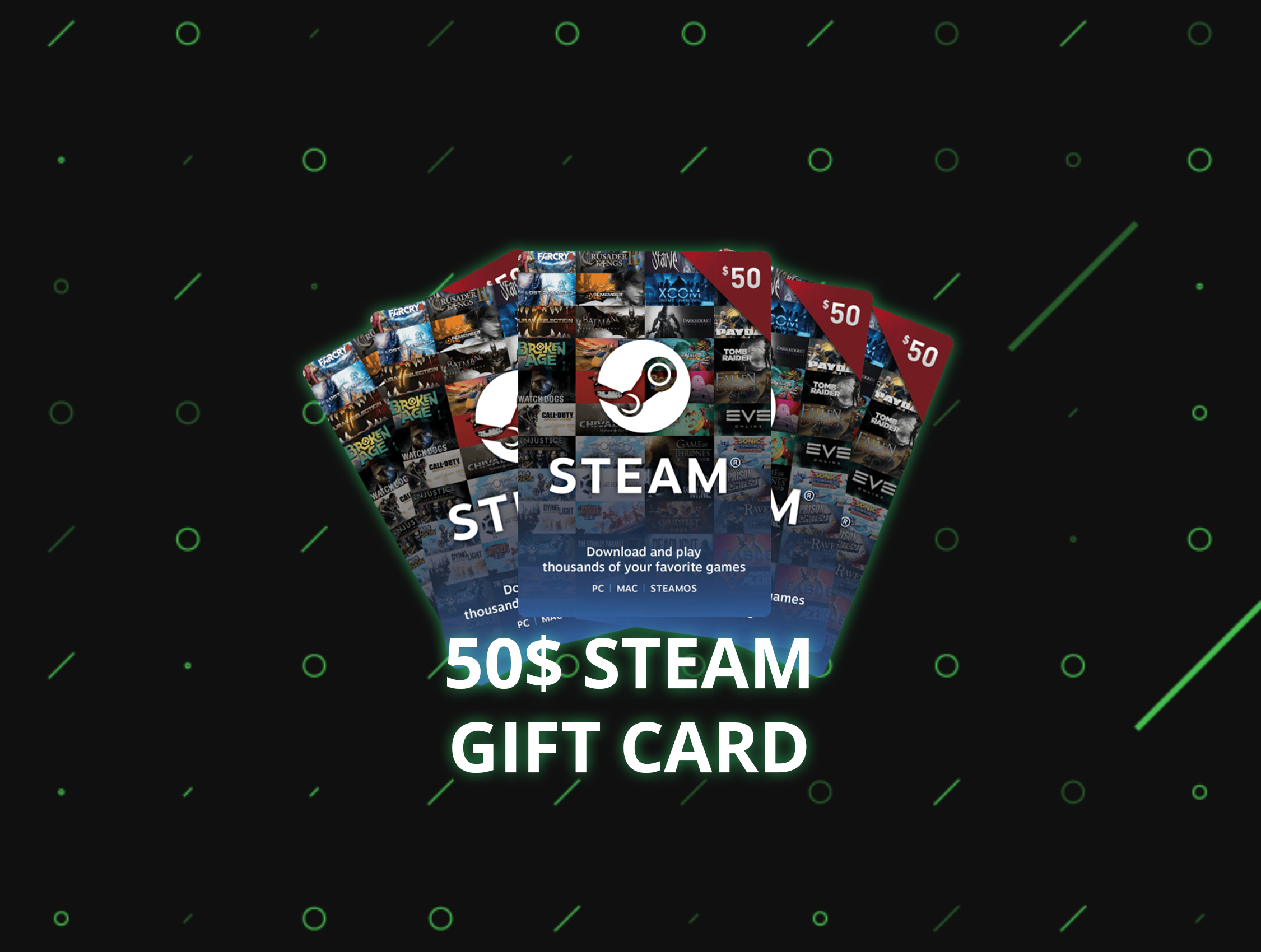 50$ STEAM GIFT CARD